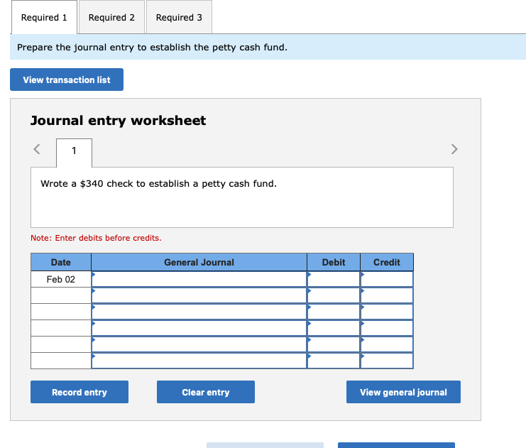 Solved Nakashima Gallery had the following petty cash | Chegg.com