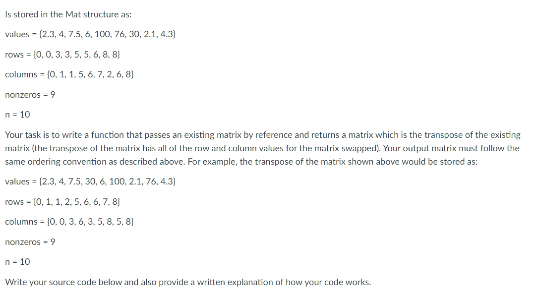 Solved You are part of a team developing a library of C code | Chegg.com