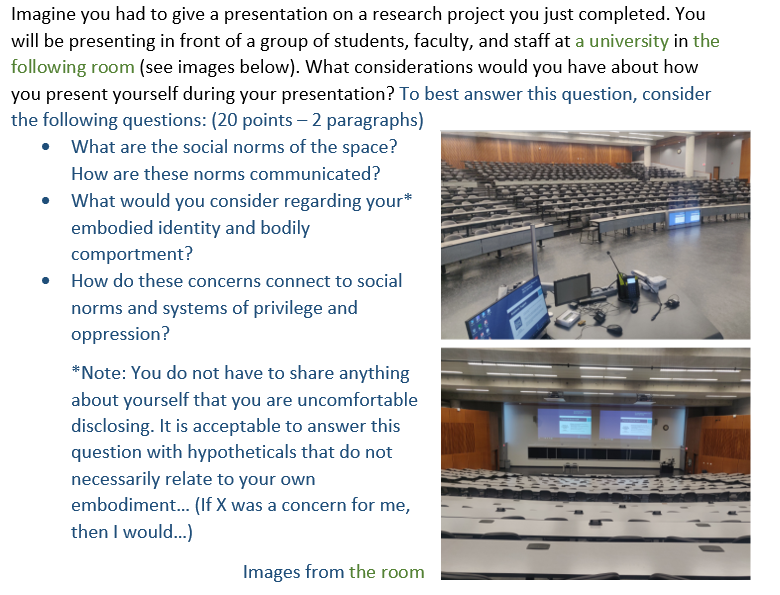 Imagine you had to give a presentation on a research | Chegg.com