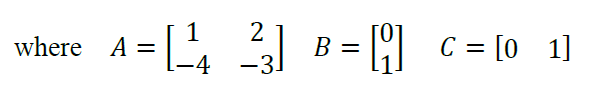 Solved Find the state transition matrix of the following | Chegg.com