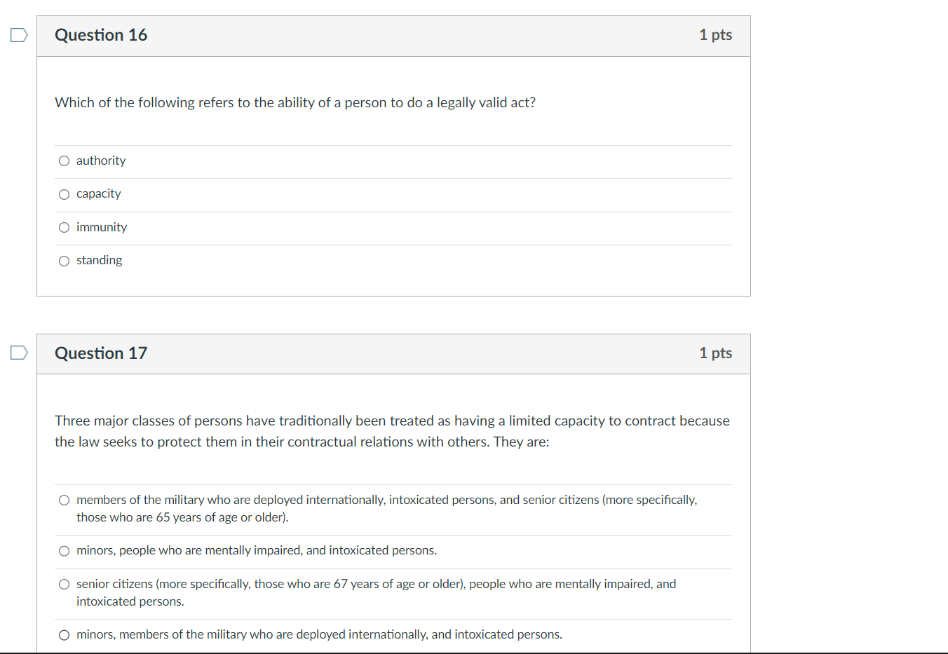 Solved Which of the following refers to the ability of a | Chegg.com