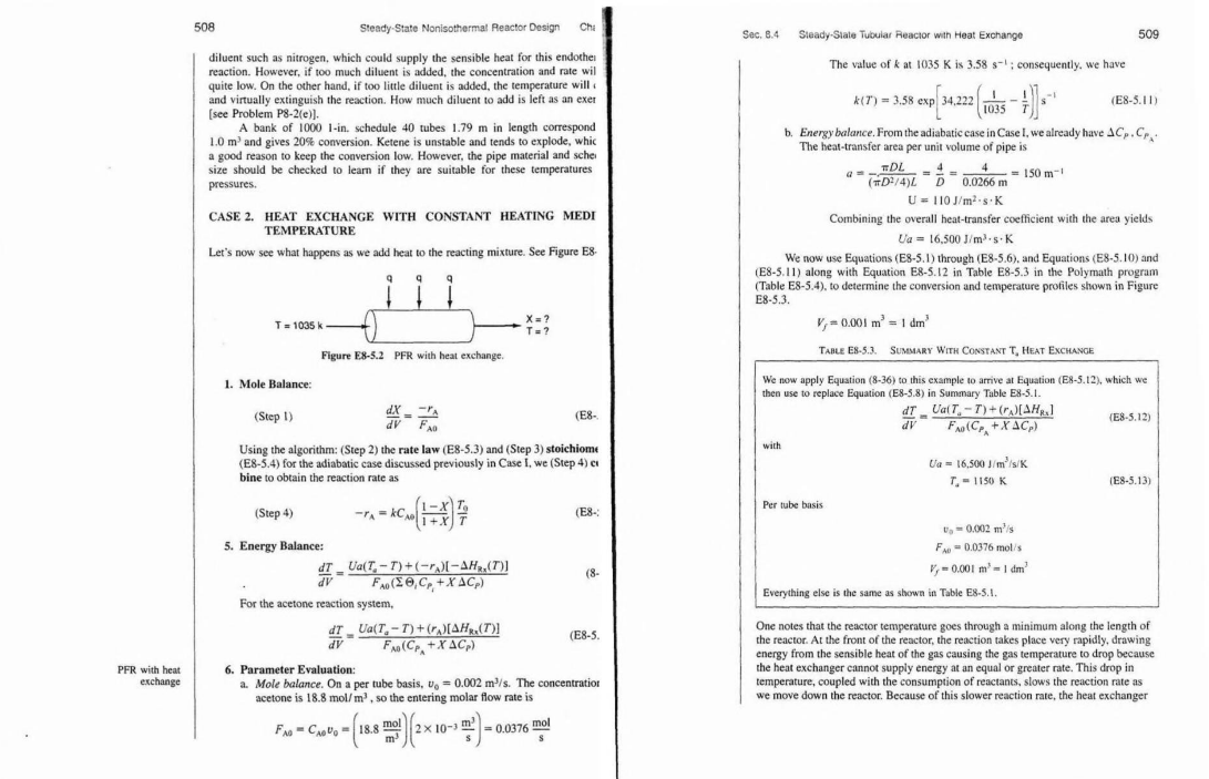 “Fogler, H. S., 2006. Elements of Chemical Reaction | Chegg.com