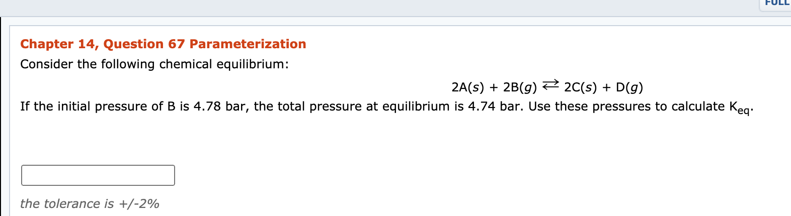 Solved FULL Chapter 14, Question 67 Parameterization | Chegg.com