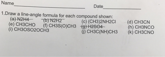 Solved Draw a line-angle formula for each compound shown: | Chegg.com