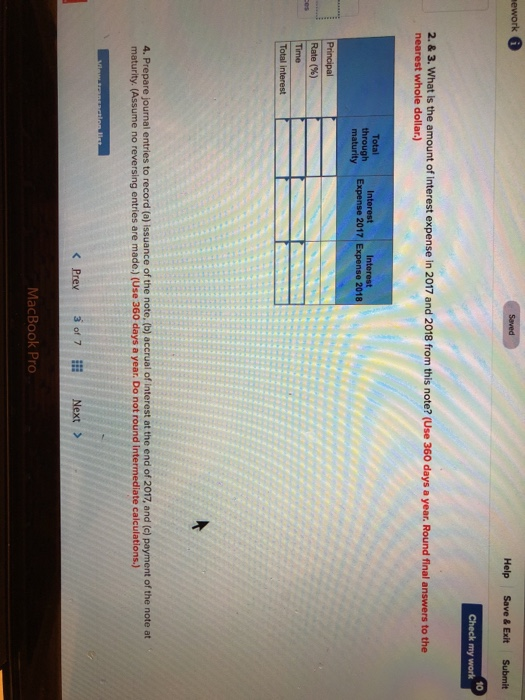 Solved Help Save & Exit 10 Check my work Exercise 9-4 | Chegg.com