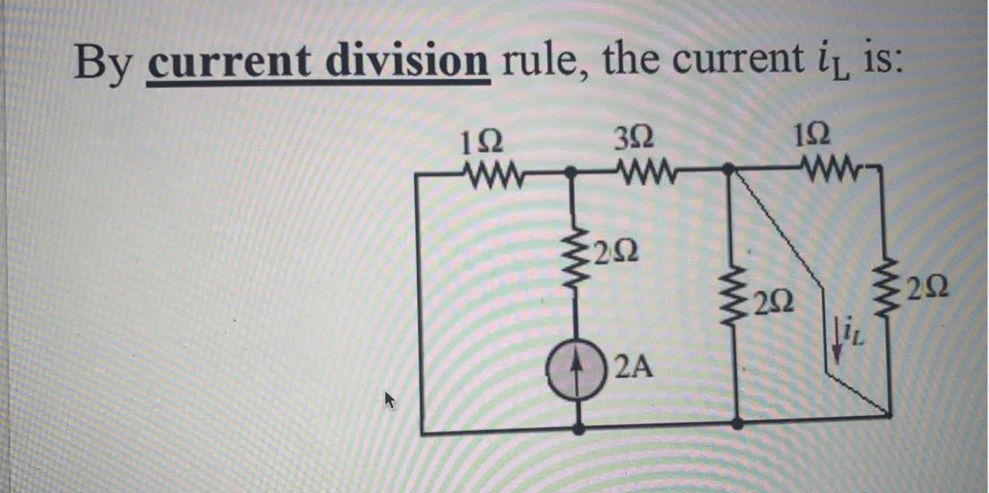 Solved By current division rule, the current it is: 192 w | Chegg.com