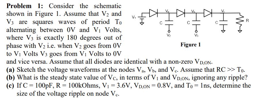 Solved You need to plot voltage waveforms on the paper and | Chegg.com