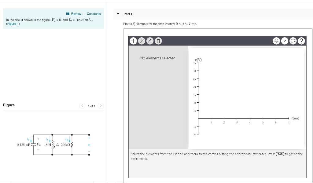 Solved Review 1 Constants Part A In the circuit shown in the | Chegg.com