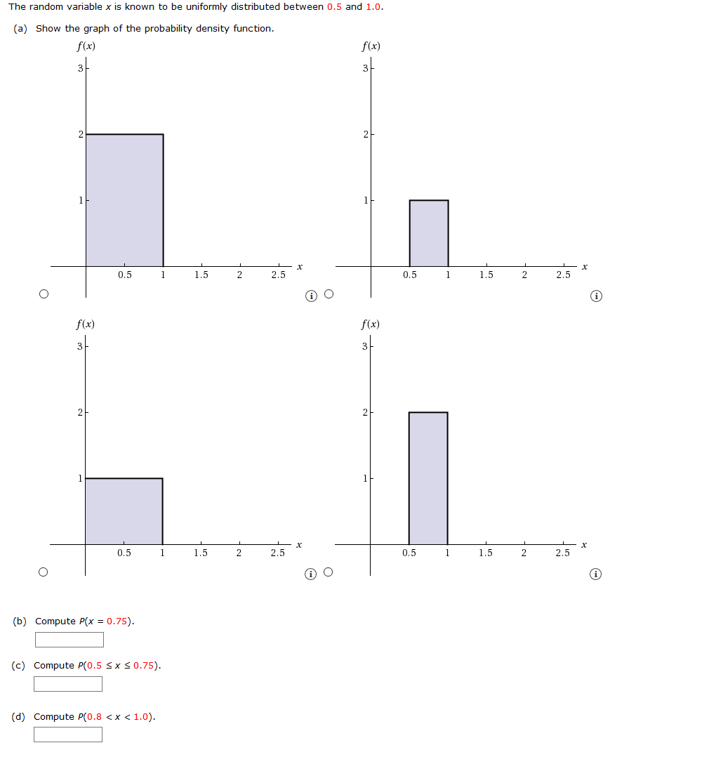 Solved The random variable x is known to be uniformly | Chegg.com
