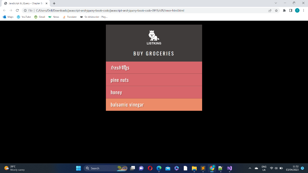 Solved How to shift the arrow on the right side of fresh | Chegg.com