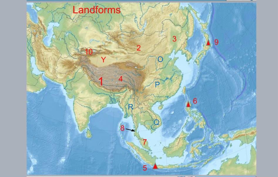 Solved Landforms | Chegg.com
