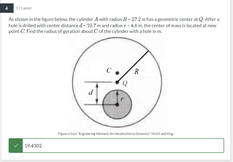 Solved Can you explain every step. Especially the mass | Chegg.com