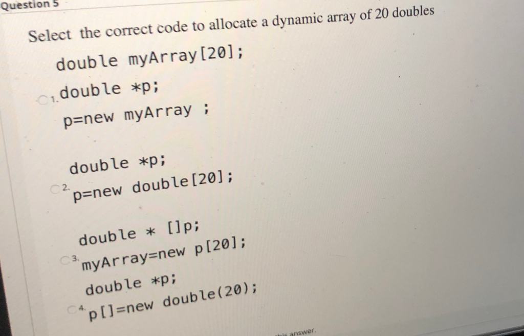 Solved Assume the variable declarations: int Foo = 0; int | Chegg.com
