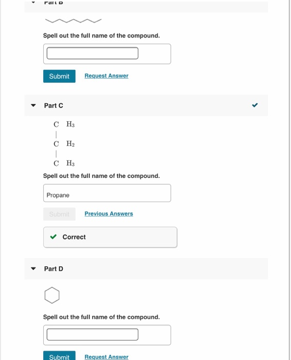 Solved Part A an expanded structural formula for butane 0 | Chegg.com