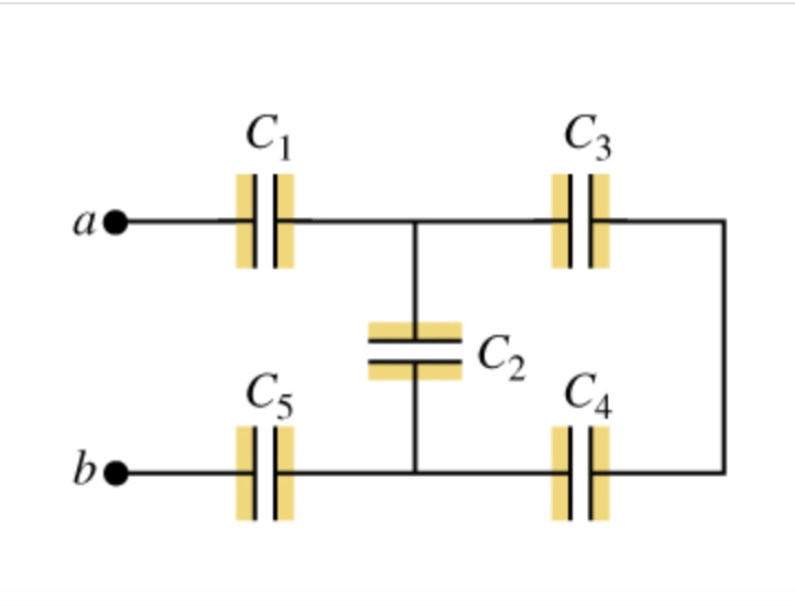 Solved In the figure (Figure 1), C1 = C5 = 8.4 μF and C2= C3 | Chegg.com