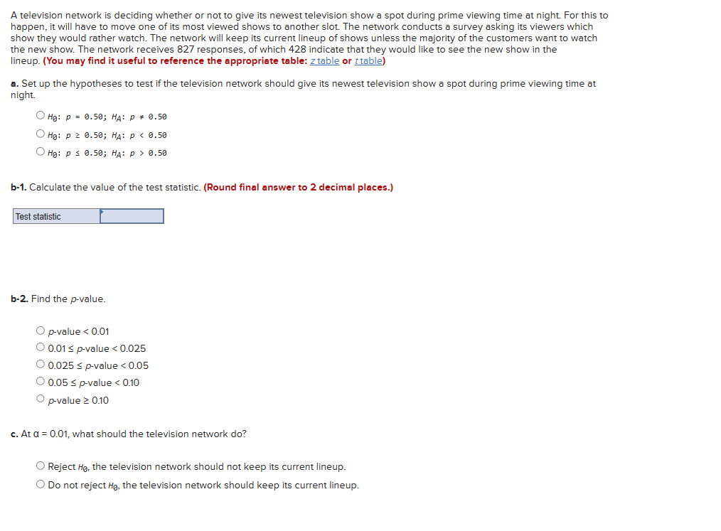 Solved A television network is deciding whether or not to | Chegg.com