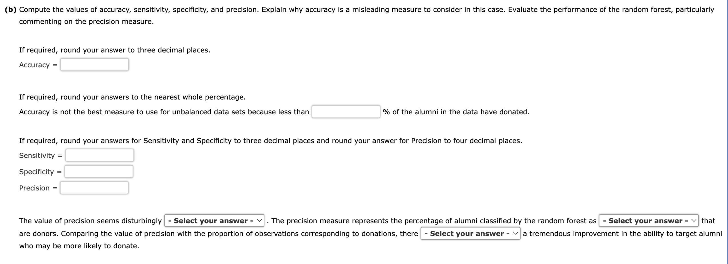 Solved matrix summarizes the performance of the random | Chegg.com