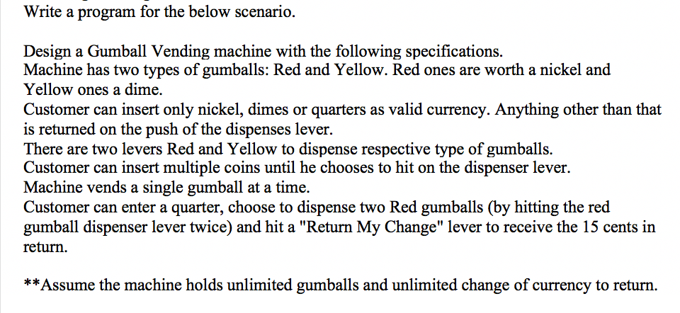 Solved Write a program for the below scenario. Design a | Chegg.com