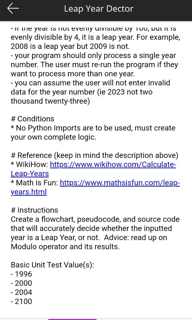 Solved \# Description Design a Python program that asks a | Chegg.com