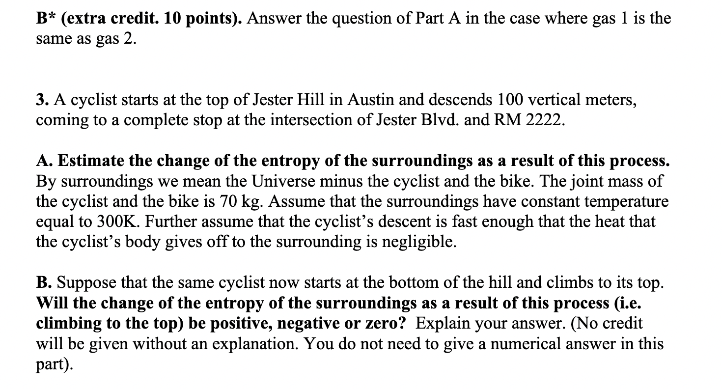 Solved B* (extra credit. 10 points). Answer the question of | Chegg.com