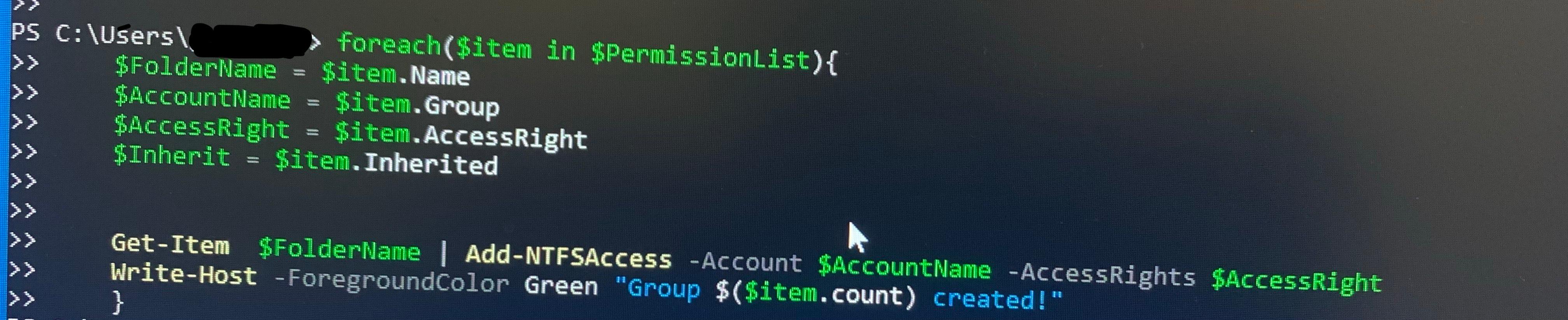 Solved HI Please help me solve this PowerShell code. I am | Chegg.com