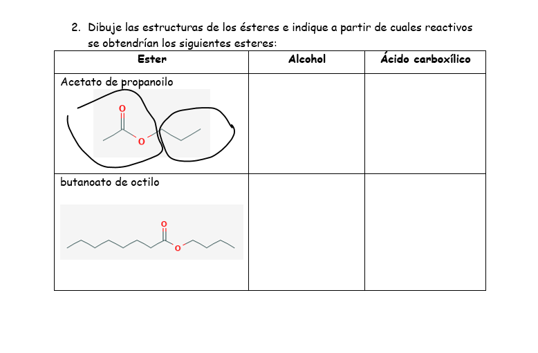 Solved Draw the structures of the esters and indicate from | Chegg.com