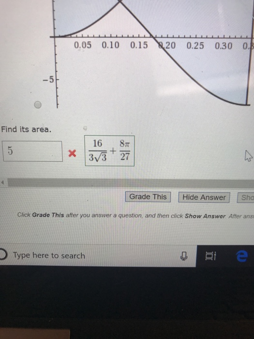 Solved 2 points | Previous Answers SCalcET8 6.1.024 etch the | Chegg.com
