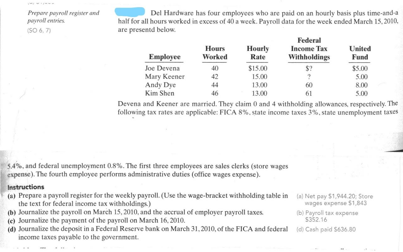 solved-prepare-payroll-register-and-payroll-entries-so-chegg