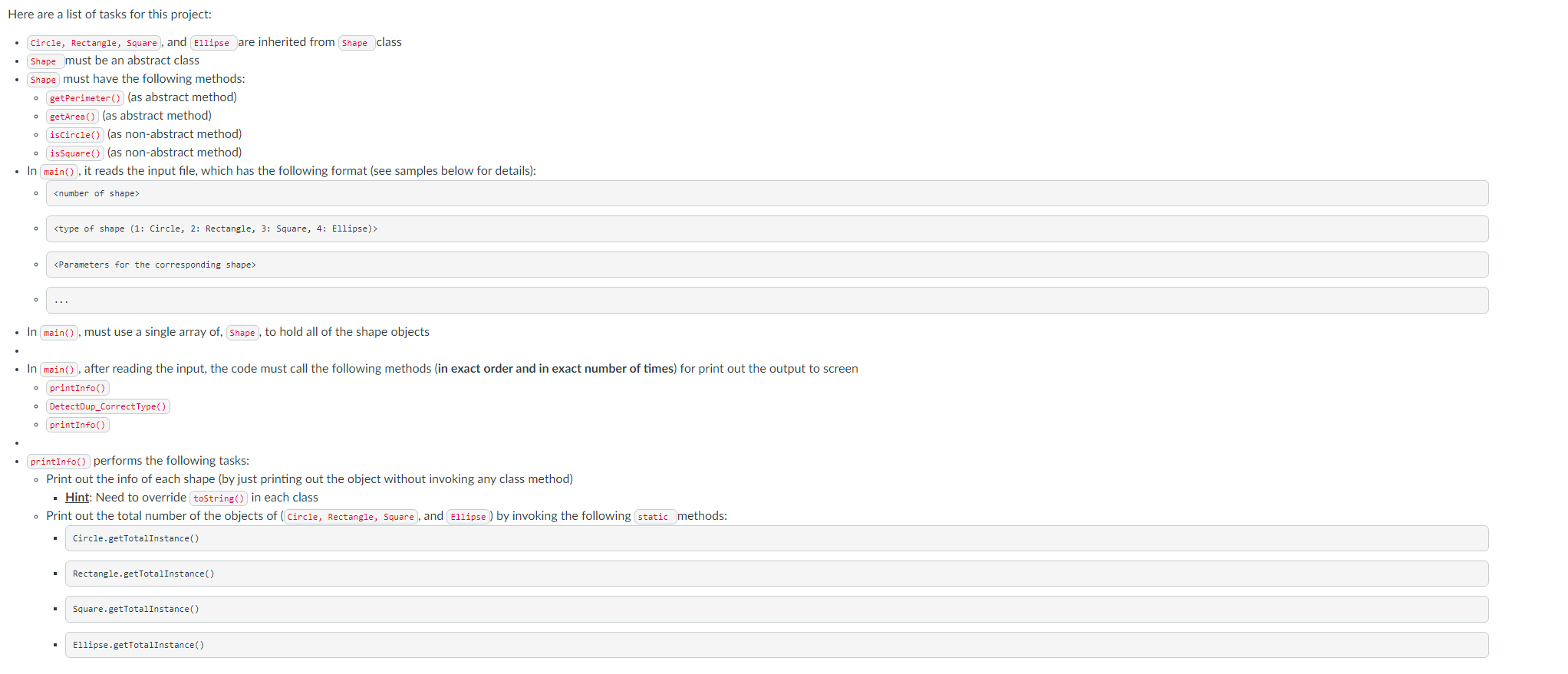 Purpose of this assignment: - Using classes - Using | Chegg.com