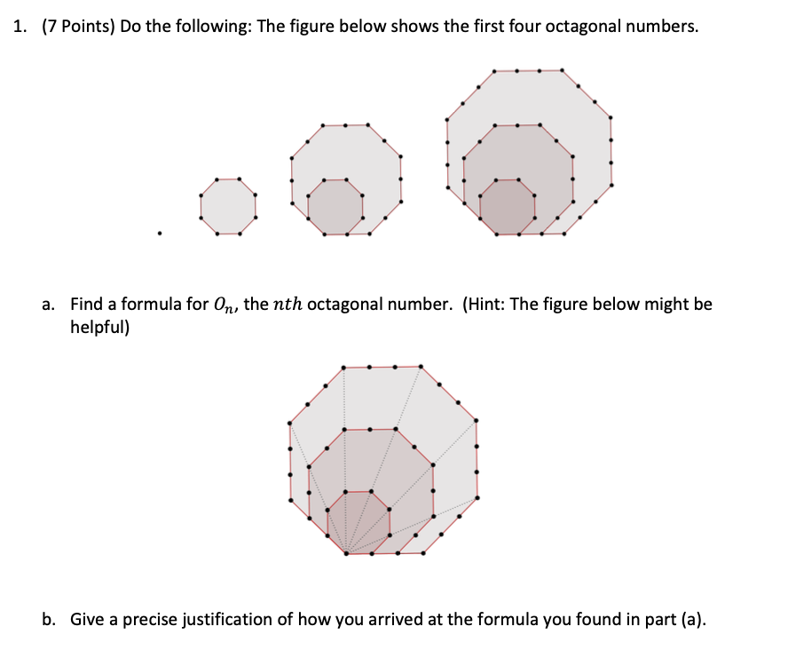 Solved 1. (7 Points) Do the following: The figure below | Chegg.com