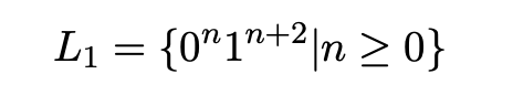 Solved L1 = {0”in+2In >0} Li + 1 = | Chegg.com
