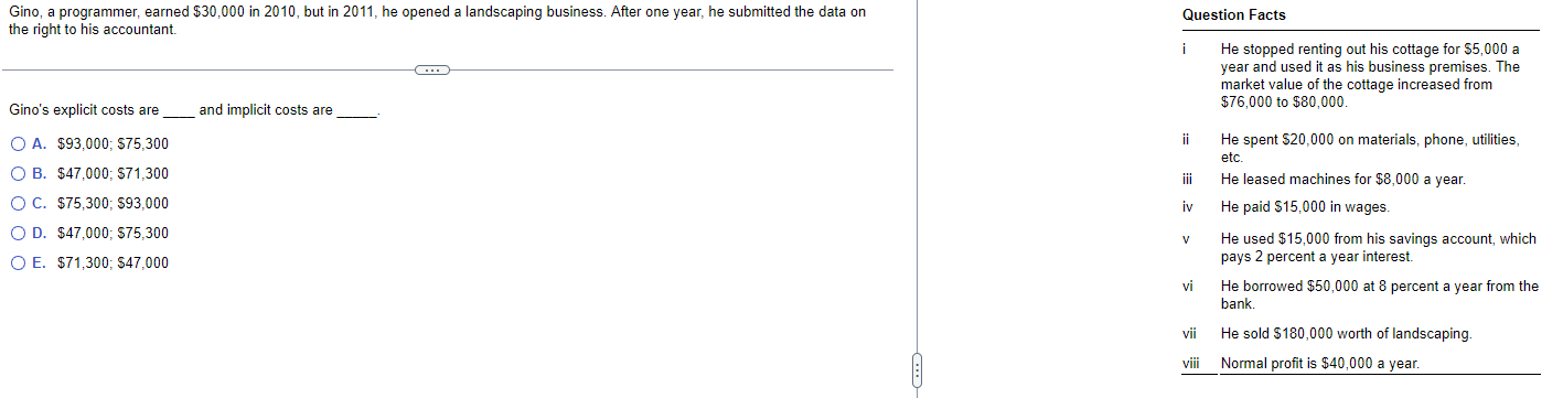 Solved Gino, a programmer, earned $30,000 ﻿in 2010 , ﻿but in | Chegg.com