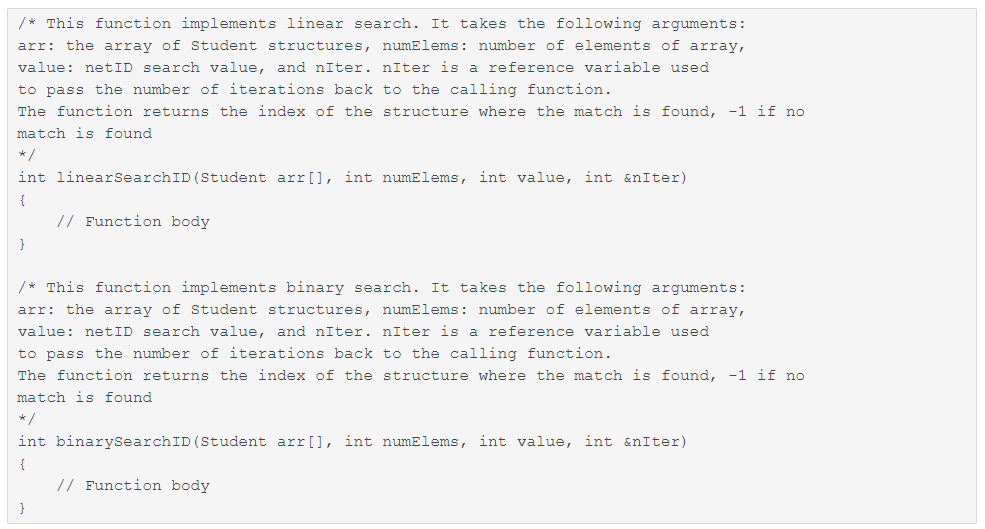 Solved Write in C++ Write a program that manages students’ | Chegg.com