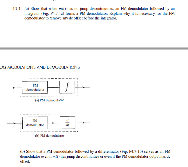 Solved 4.7-1 (a) Show that when m(t) has no jump | Chegg.com