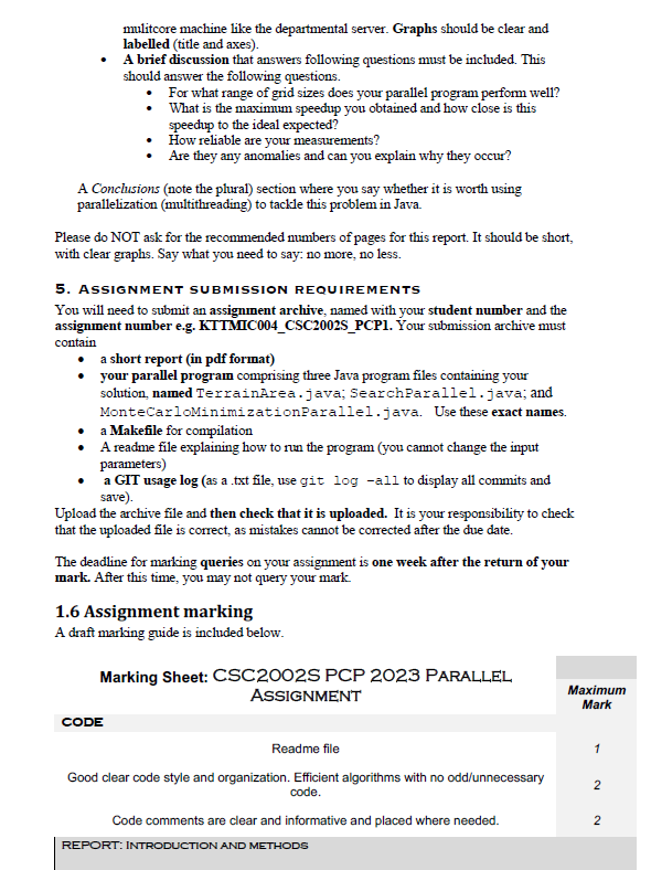 Solved CSC2002S Assignment PCP1 2023 Parallel Programming | Chegg.com
