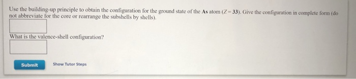 Solved Use the building-up principle to obtain the | Chegg.com