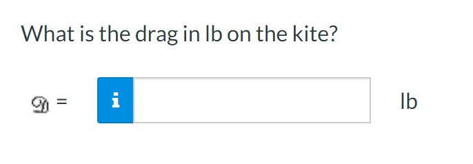 Solved When the 0.90-Ib box kite shown in the figure below | Chegg.com