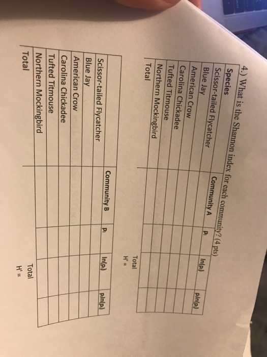 Solved Answer the following questions based on the table | Chegg.com
