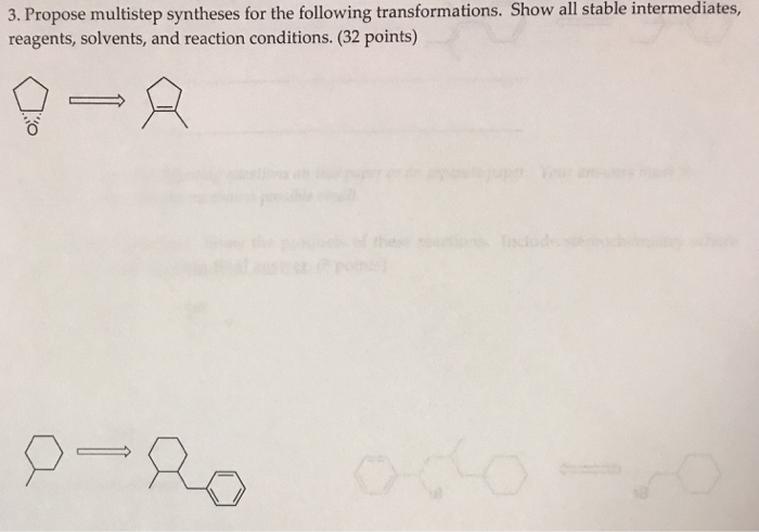 Solved 3. Propose multistep syntheses for the following | Chegg.com Solved 3. Propose multistep syntheses for the following | Chegg.com