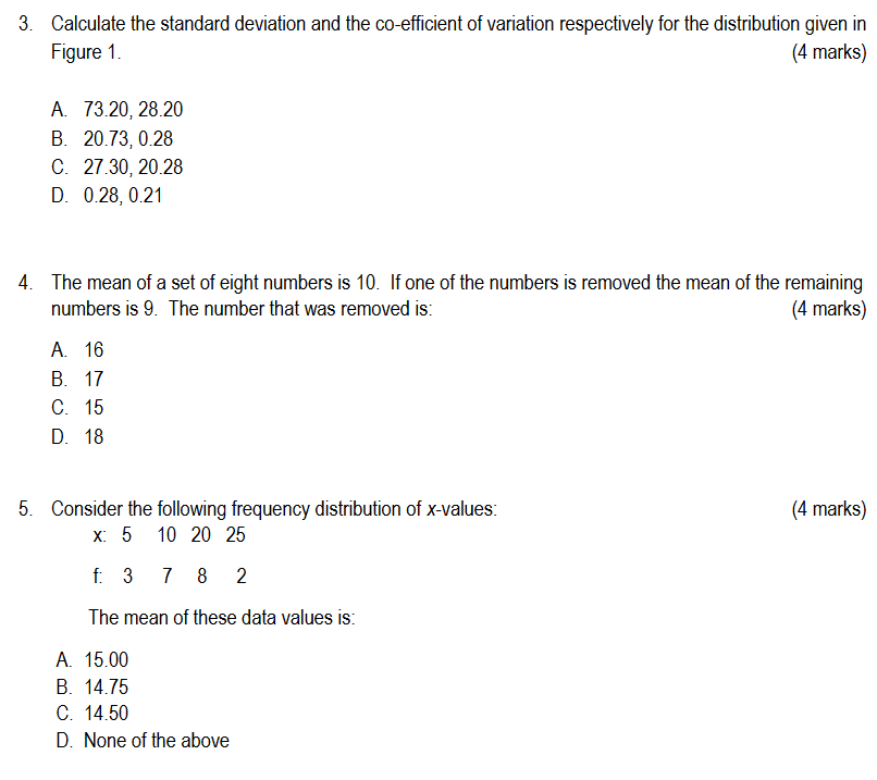 Solved 1. You are given a Grouped Frequency Distribution | Chegg.com
