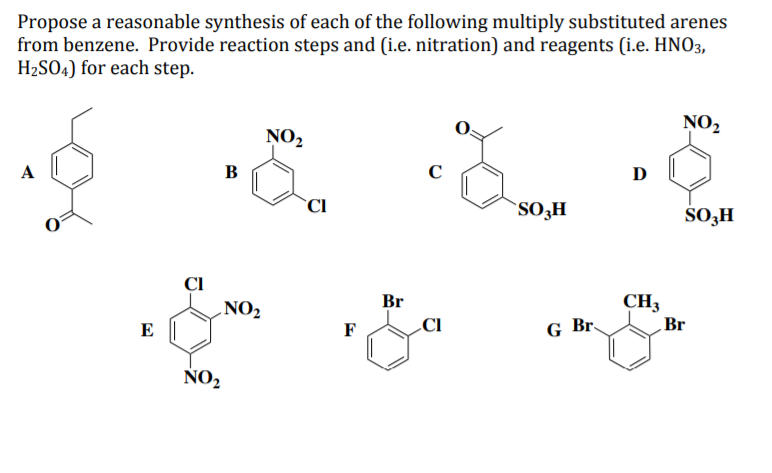 Solved Propose a reasonable synthesis of each of the | Chegg.com