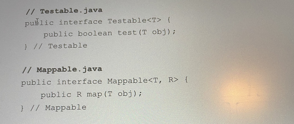 Solved // Testable.java purolic interface Testable T>{ | Chegg.com