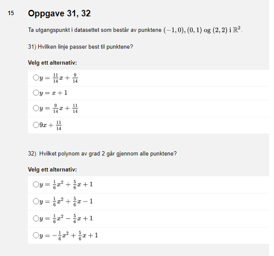 Solved All injective lines are based on the data set | Chegg.com