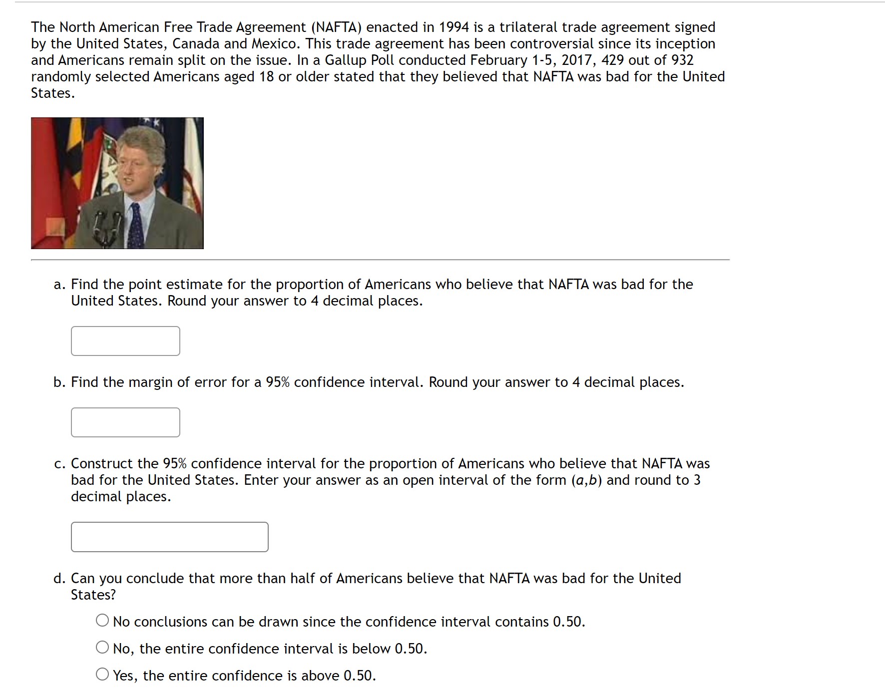 Solved Find the margin of error and confidence interval for | Chegg.com