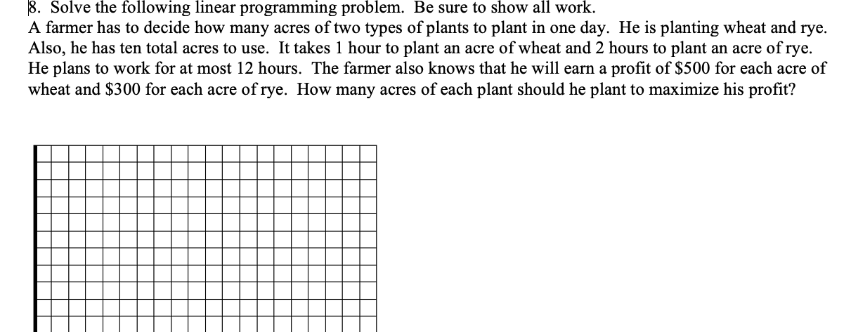 Solved 18. Solve the following linear programming problem. | Chegg.com