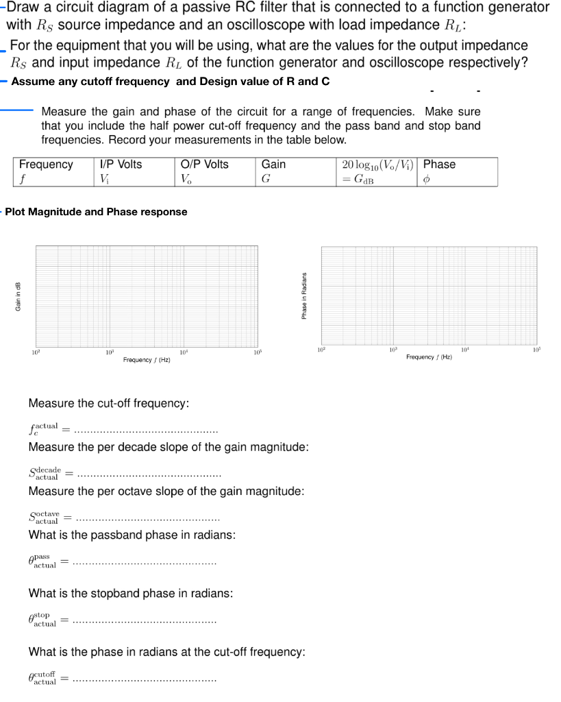 Solved Use multisim to build circuit and answer bode plots | Chegg.com