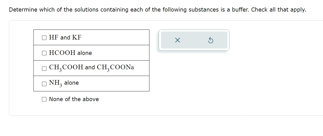 Solved Determine which of the solutions containing each of | Chegg.com