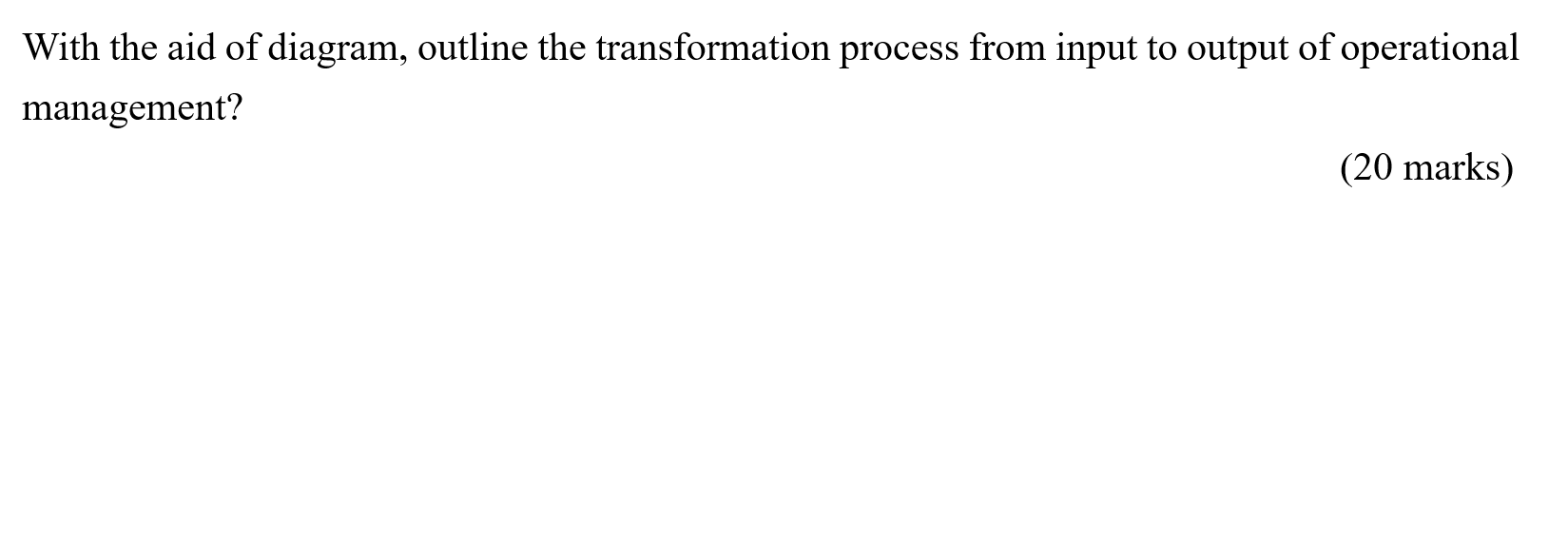 Solved With the aid of diagram, outline the transformation | Chegg.com