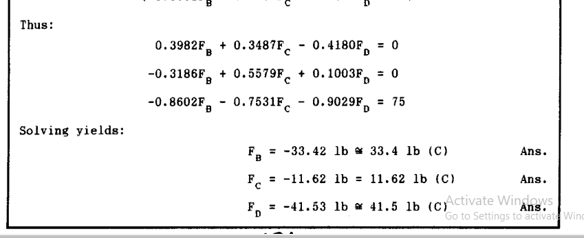 Solved Show how Fb,Fc, and Fd are derived. Detailed solution | Chegg.com