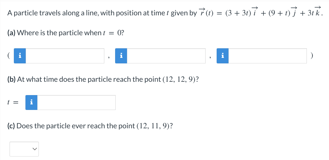 Solved A particle travels along a line, with position at | Chegg.com